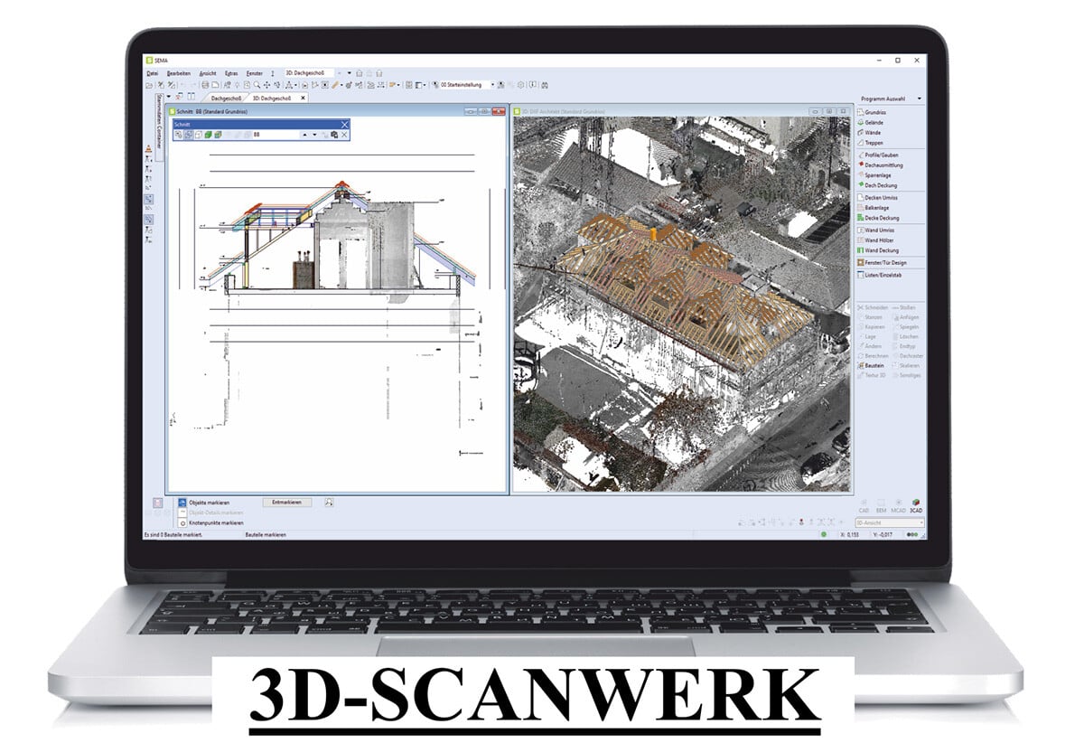 Konstruktionssoftware für den Holzrahmenbau | 2D & 3D CAD